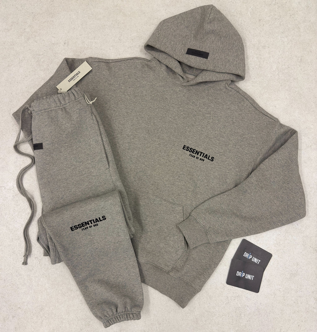 FOG Essentials ‘DARK HEATHER OATMEAL’ (SS22) Full Tracksuit ...